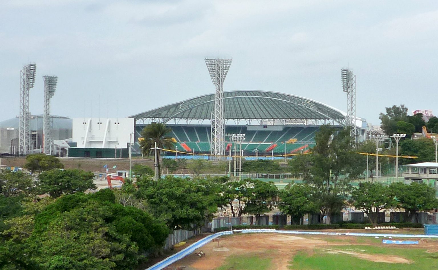 Okinawa Cellular Stadium Naha | Kyoritsukogyo | Design and construction ...